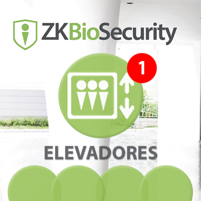 Software de Elevadores (Licencia por Cabina) para ZKBioSecurity V5000 ZKTeco (ZKBS-ELE-ONLINE-)
