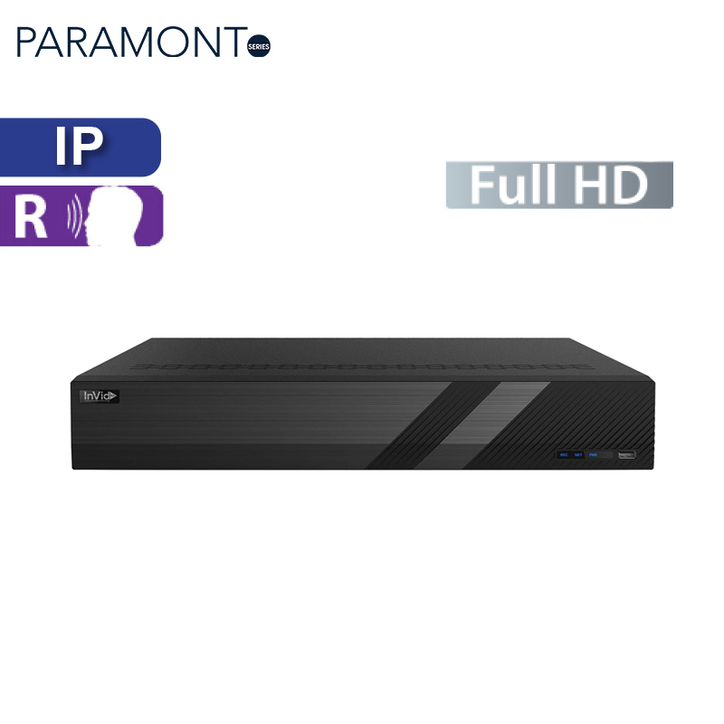 NVR de 32 canales, 16 puertos PnP, 192Mbps, 2 tarjetas NIC, 4 bahías HD ...